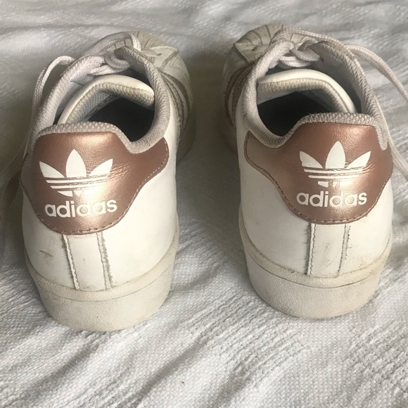 adidas | Shoes | Adidas Shell Toe Bronze 3 Stripe Superstar 8 2 | Poshmark